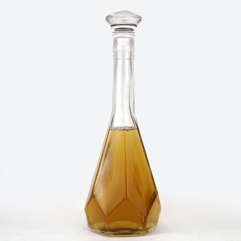 375 ml (12.7 oz) Glass Liquor Bottle for Vodka/Whiskey/Brandy
