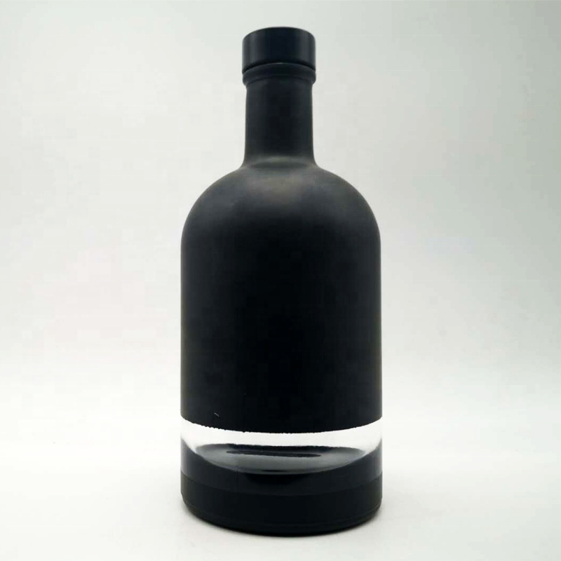 Custom Shape Private Label Spirits Glass Bottles